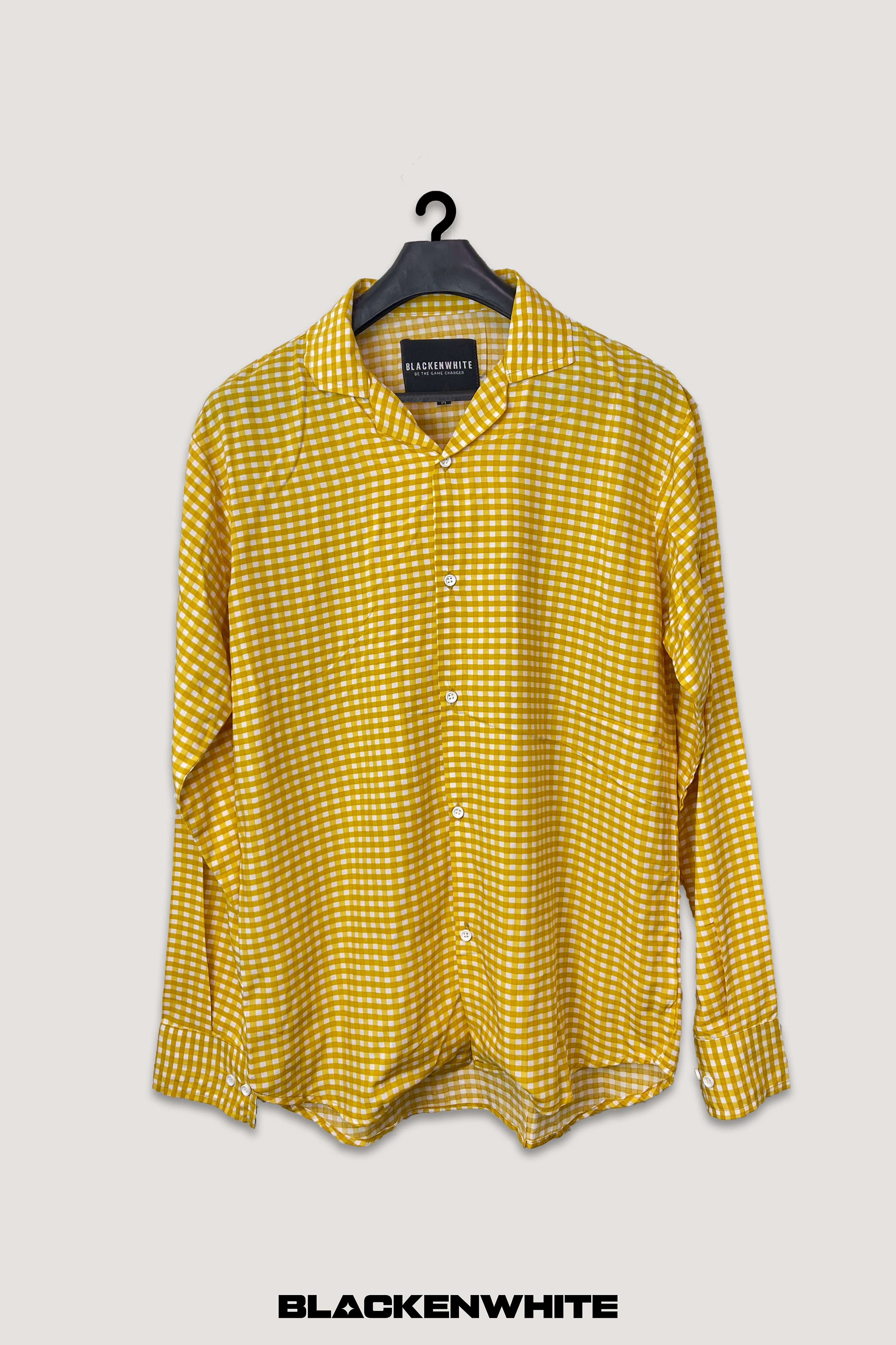 Yellow Check Shirt